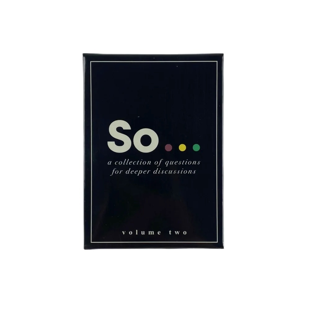 So Cards Conversation Starter - Questions Card Game for Adults ...
