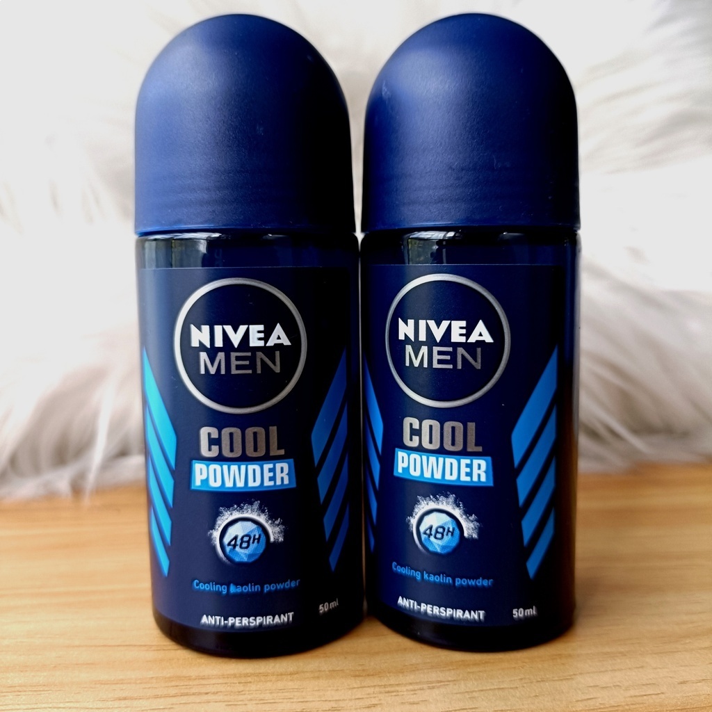 NIVEA MEN Cool Powder Buy 1 Take 1 Roll On Deodorant 50ml | Shopee ...