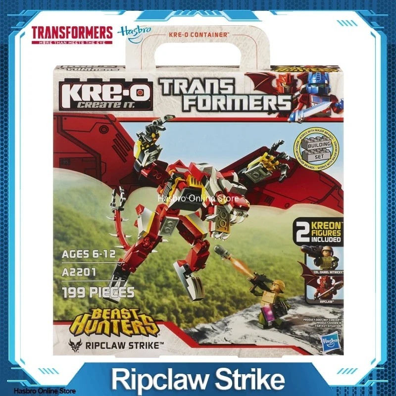 Hasbro KRE-O Transformers Prime Beast Hunters 2-in-1 Ripclaw Strike Set ...