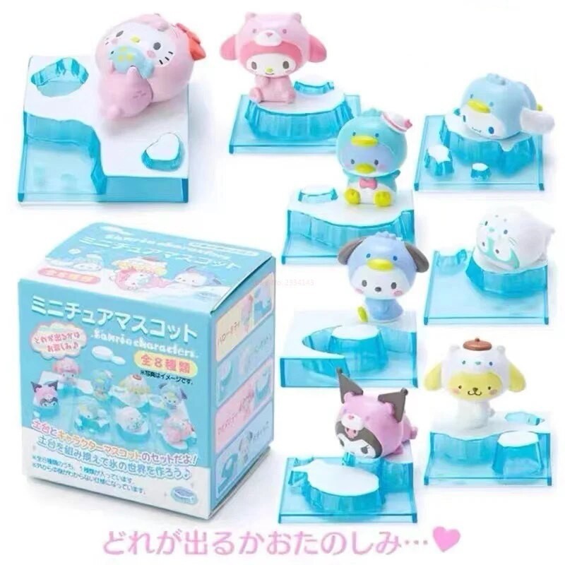 Sanrio Anime Melody Kt Cat Blind Box Kawaii Action Figure Mystery Box ...