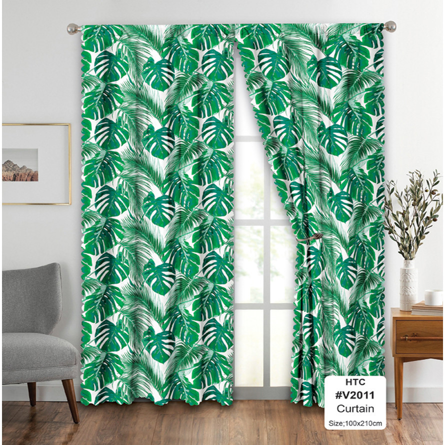 98K New Design 100x210CM Curtain For Window Kurtina Door Curtain Lace ...