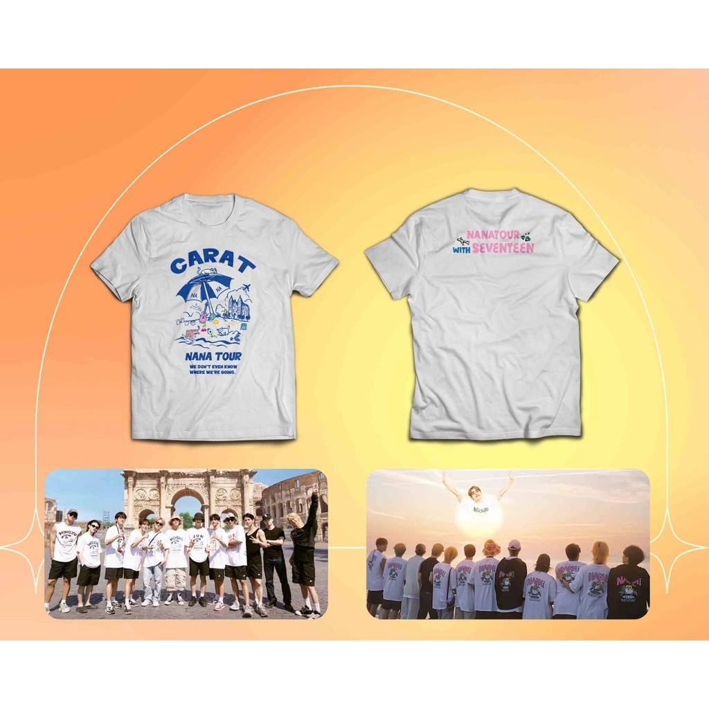 2024 SVT TOUR NANA FRONT 1 KPOP SHIRT VERSION BACK | Shopee Philippines