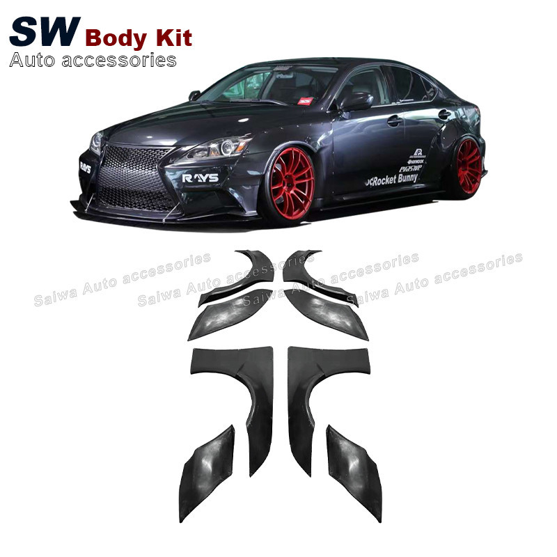 Fiberglass Wide Body Kit For Lexus ISF 2006-2012 Upgrade Aerodynamic ...