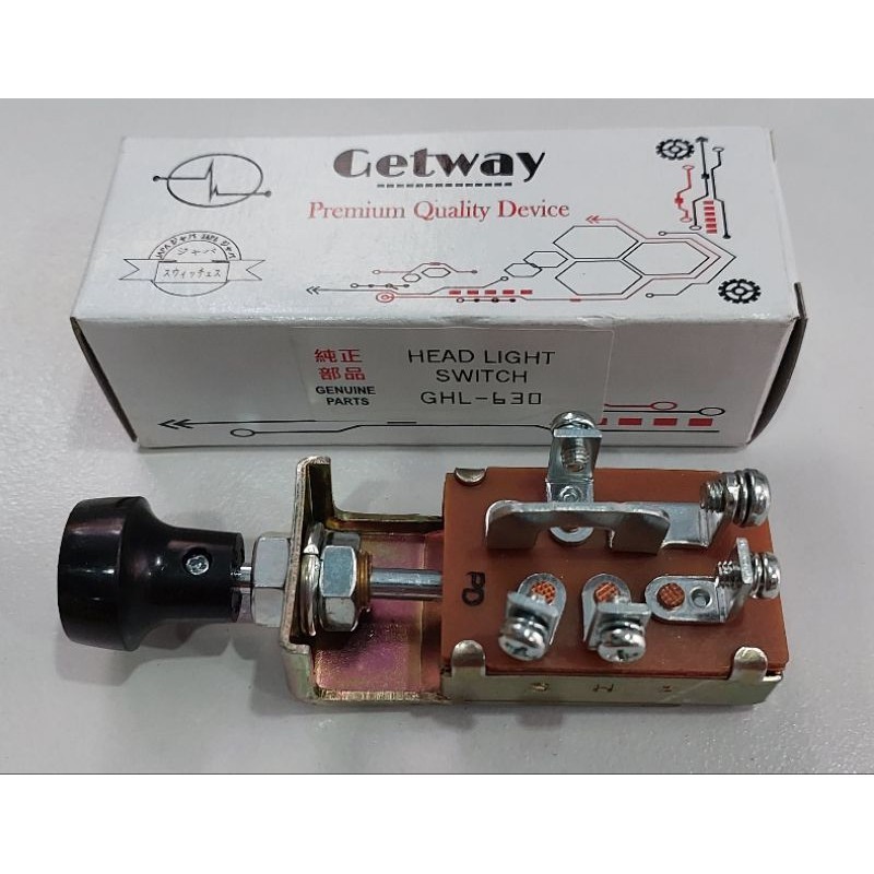 GHL-630 / 3 WAY 5 TERMINAL HEADLIGHT SWITCH (HL-3AA) | Shopee Philippines