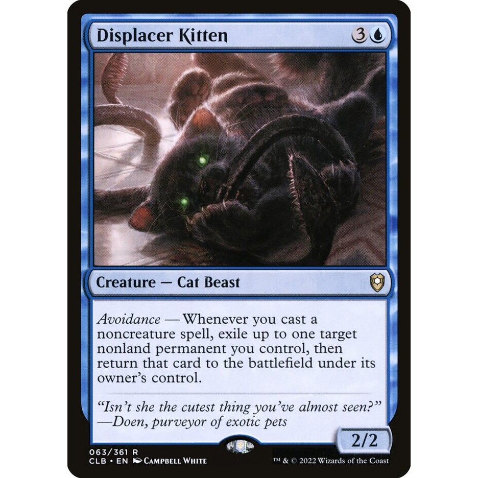 Pr0xy Card - Displacer Kitten | Battle for Baldur's Gate (CLB) | Shopee ...