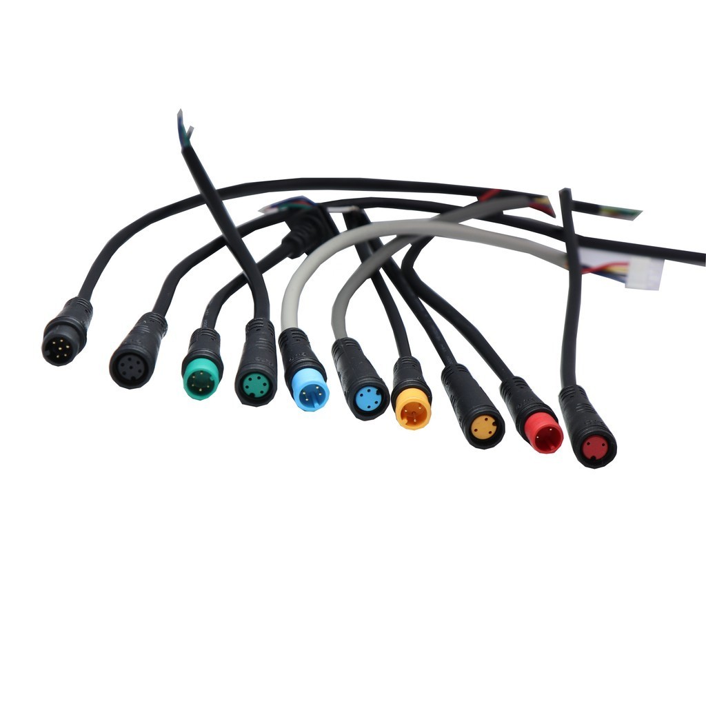 GJQ customized 4 pin male female waterproof connector to 4 pin ...