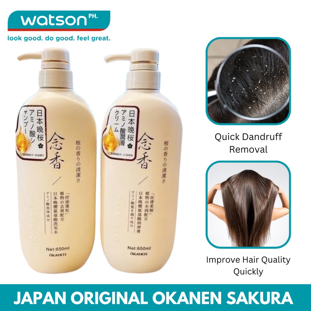 2024 and dandruff Hair of Japan and 650ML rid Set Quick Okanen scalp ...