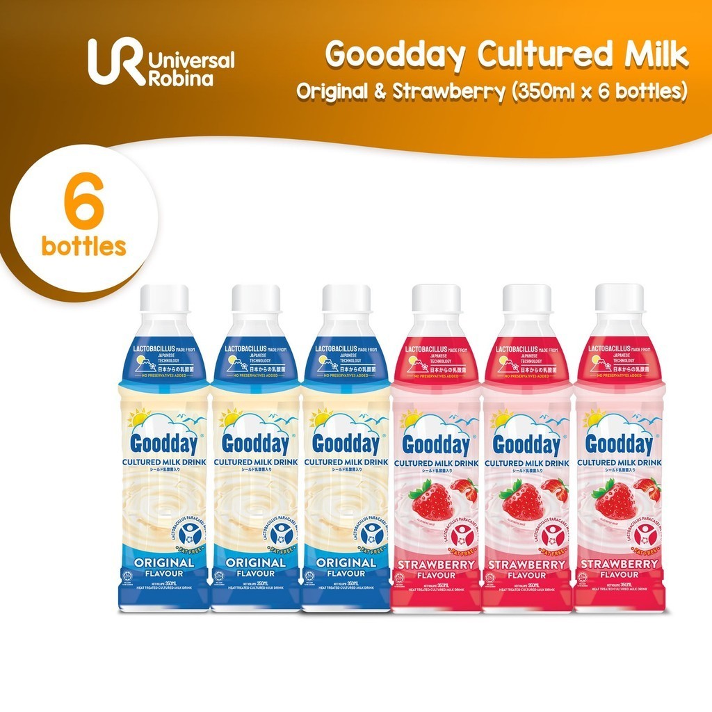 Goodday Six Pack 350ml x 6 (3 Original, 3 Strawberry) | Shopee Philippines