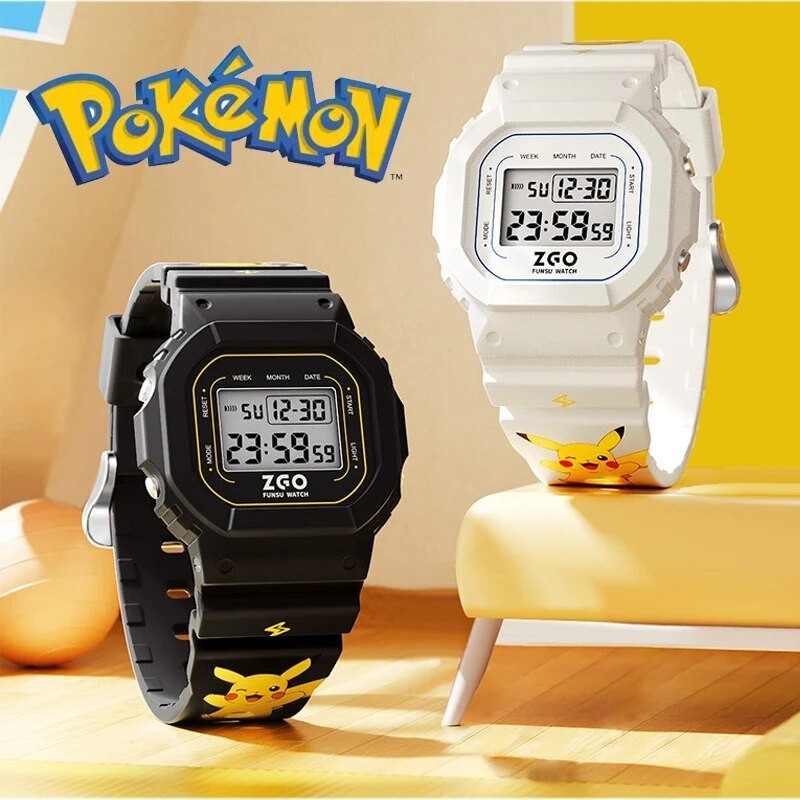 ≈New Pokemon Electronic Watch Pikachu Cartoon Digital Electronic ...