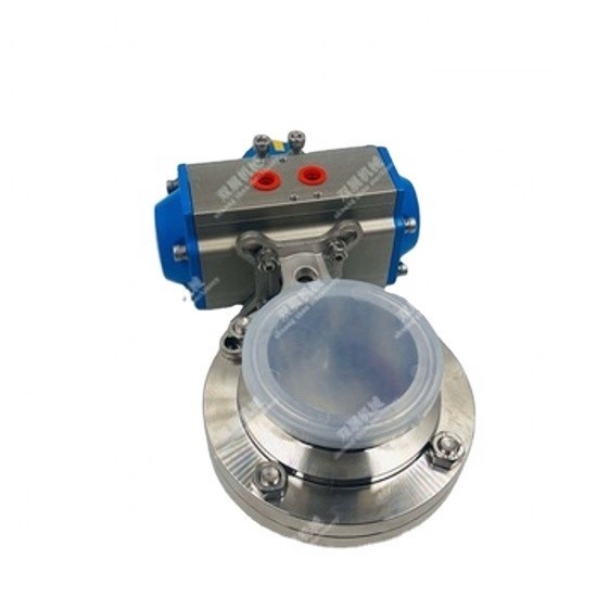 sanitary flow control valve Stainless Steel 304/316L Double Acting ...