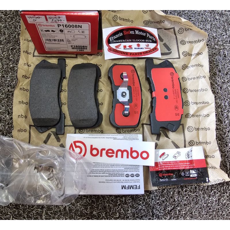 Brembo Brake Pad for Toyota Wigo G Manual (Front) | Shopee Philippines