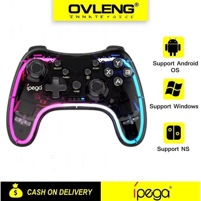 Ipega Pg-9228 Wireless Game Controller With Dual Motor Vibration And ...