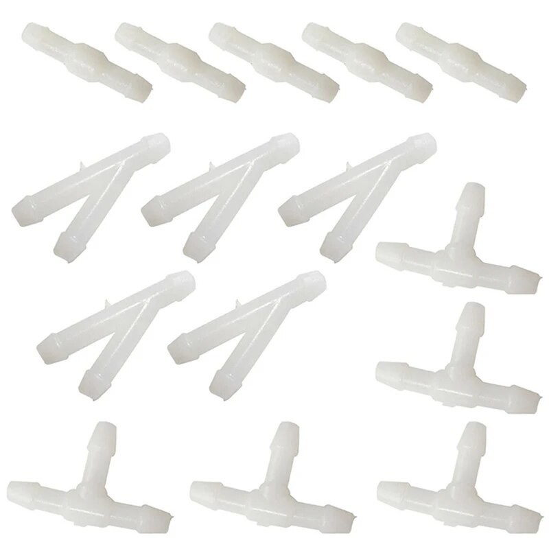 유15pcs Car Wiper Spray Pipe Joint T Y I Type Windshield Washer Pipe ...