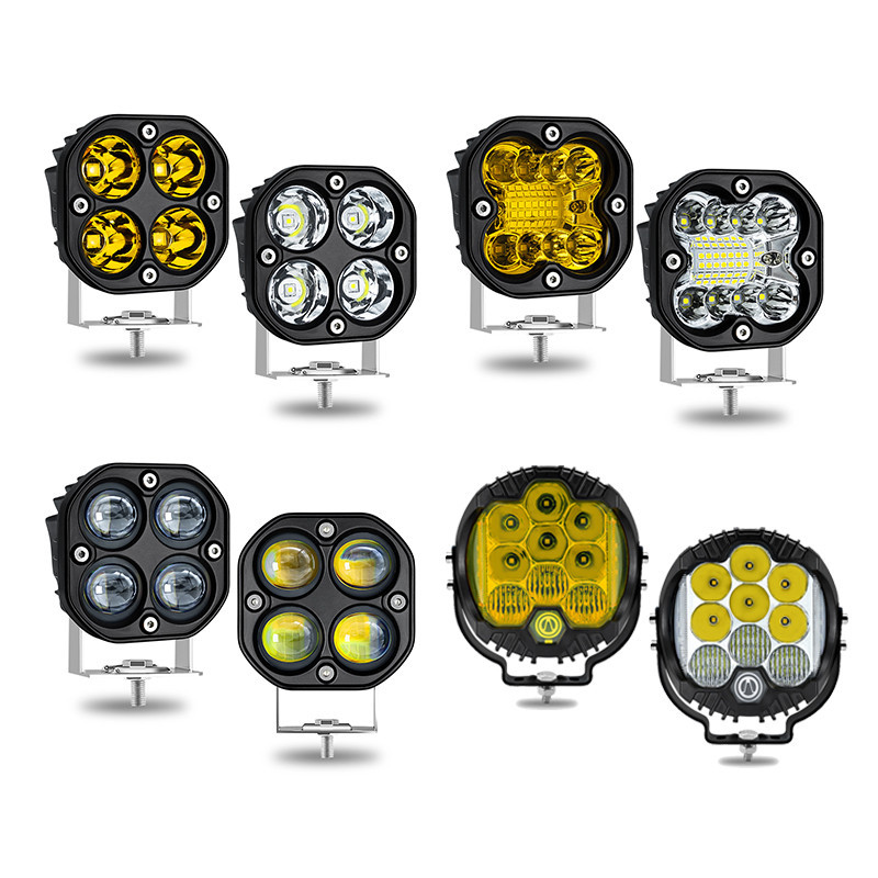 3Inch 40w 66w led work light 5inch 7inch car square led front light two ...