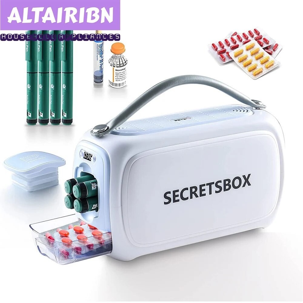 3 Battery Mini Fridge For Insulin Diabetic Madicine Portable ...