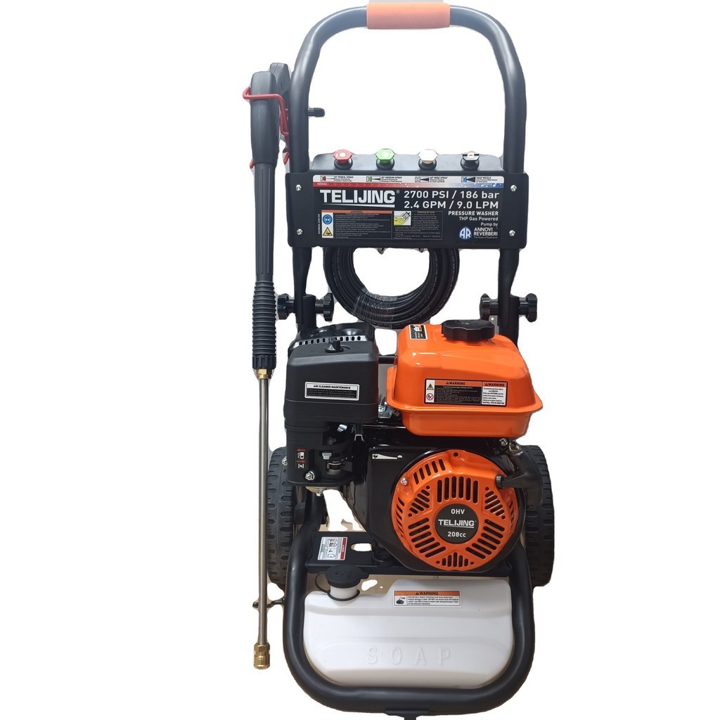 Commercial car washing machine Recoil starter 2700psi aluminium Axial ...