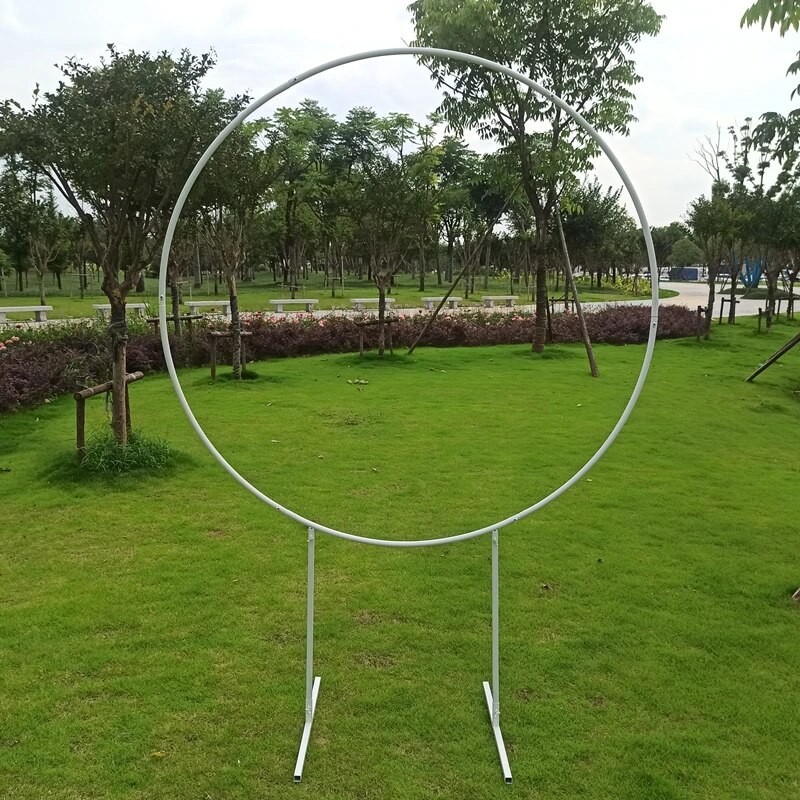 95j round wedding arches for ceremony outdoor Metal wedding arch photo ...