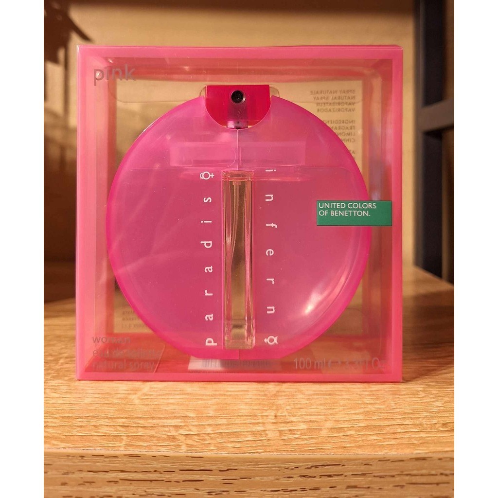 United Colors Of Benetton Inferno Paradiso For Women Pink 100ml EDT ...