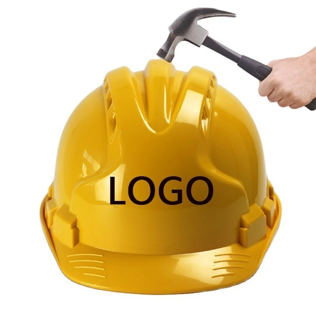 Customized ABS material construction safety hat helmet with logo ...