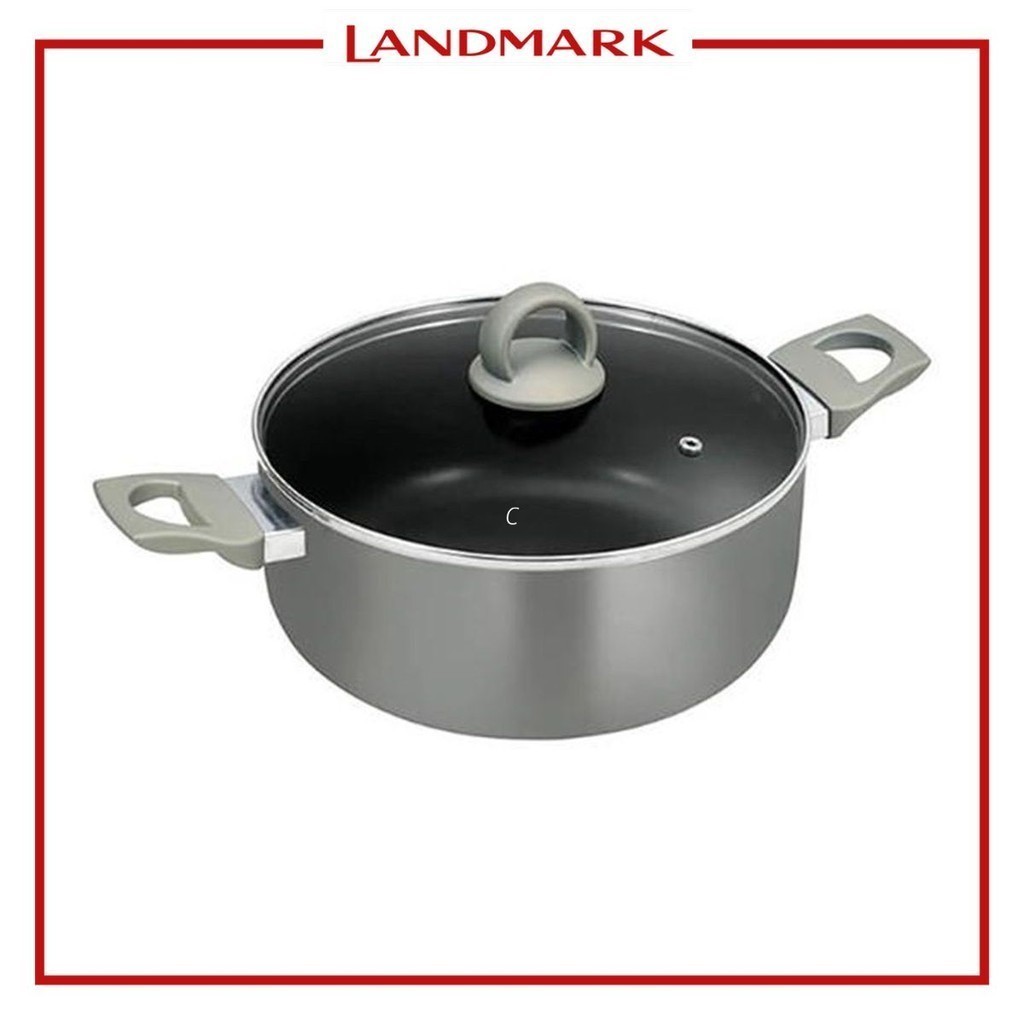 Masflex Platinum Induction Casserole 20cm with Glass Lid | Shopee ...