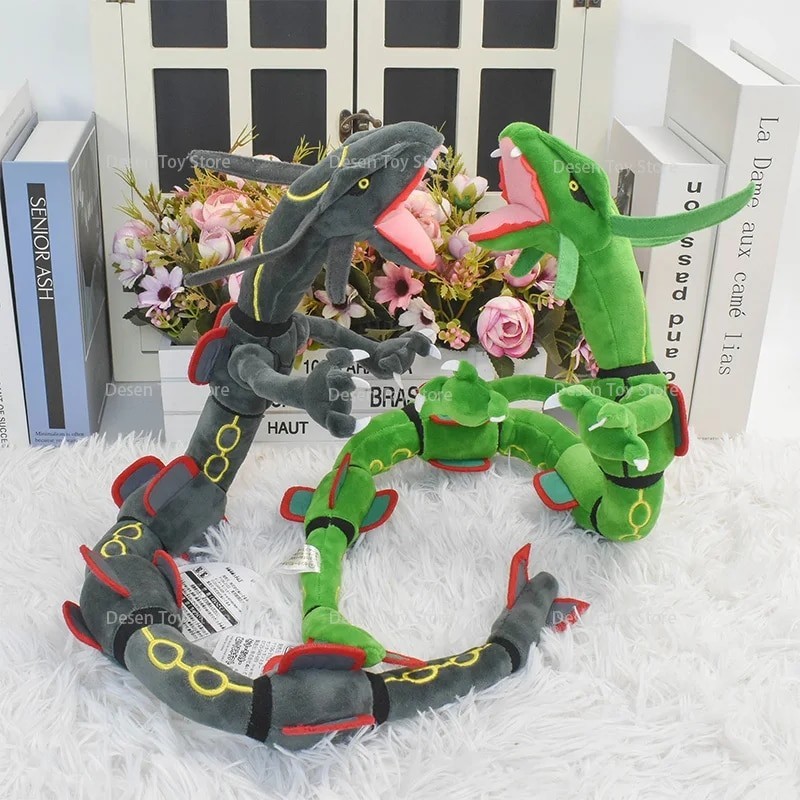 Anime Pokemon Plush Rayquaza Shiny Rayquaza Cartoon Stuffed Peluche ...
