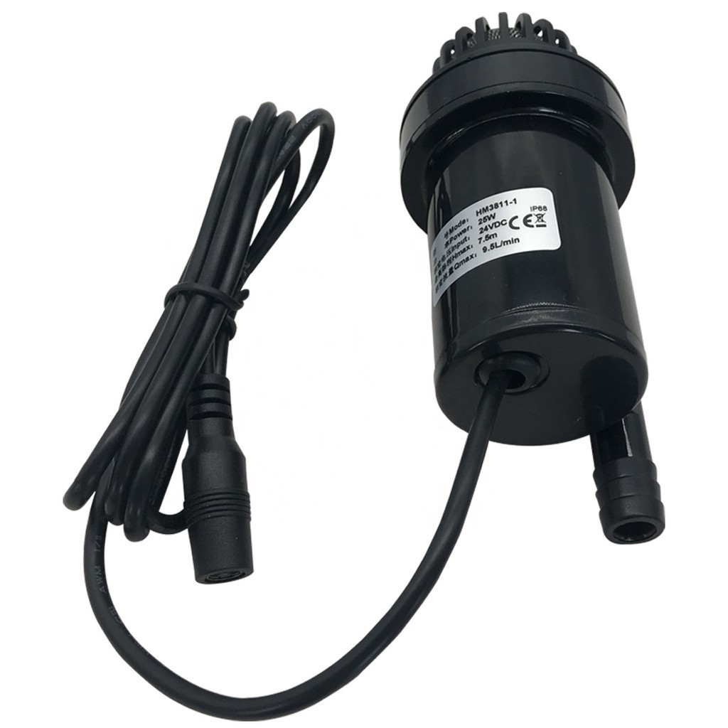 Mini dc jack 24v brushless submersible water pump aquarium fountain ...