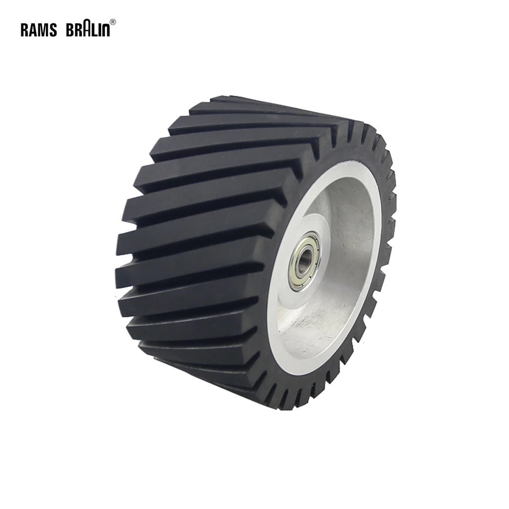 150*75mm Serrated Rubber Contact Wheel Belt Sander Polisher Wheel ... 150*75mm Serrated Rubber Contact Wheel Belt Sander Polisher Wheel ...