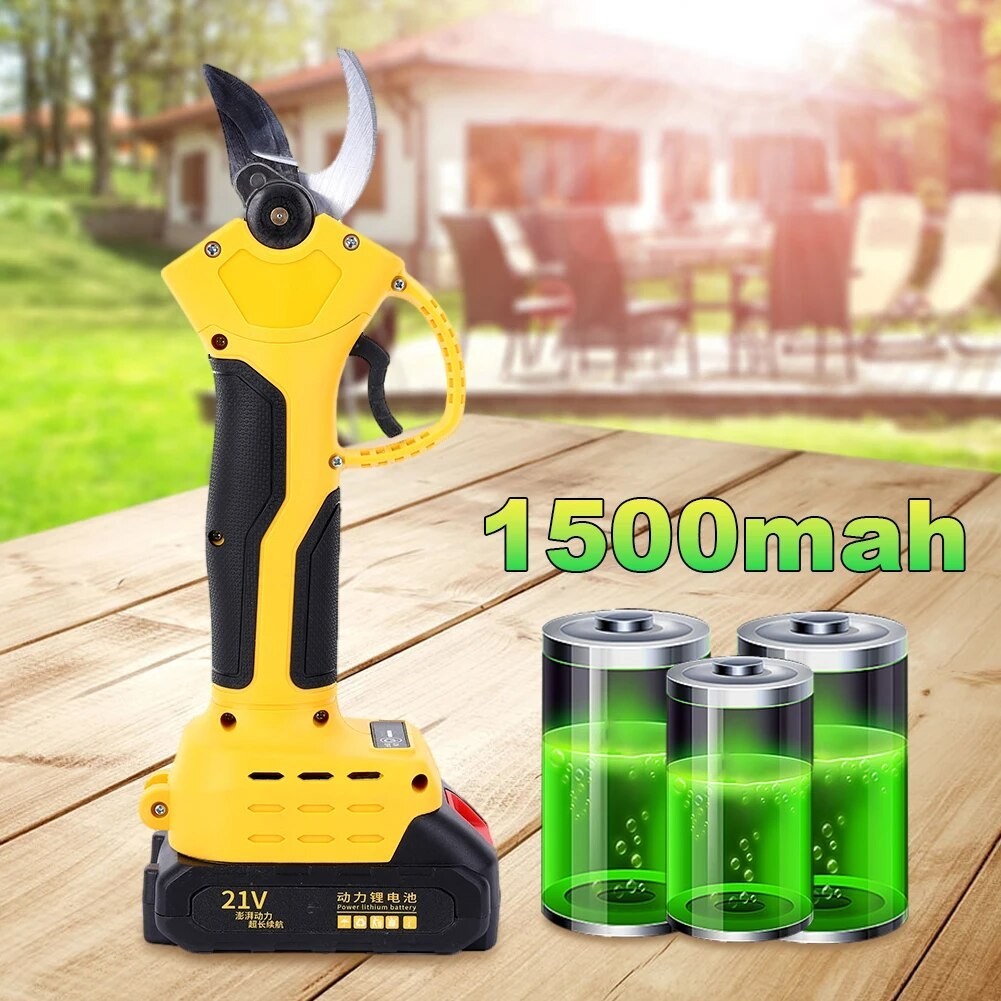 Brushless Electric Pruning Shear Fruit Tree Cutter Tools Rechargeable ...