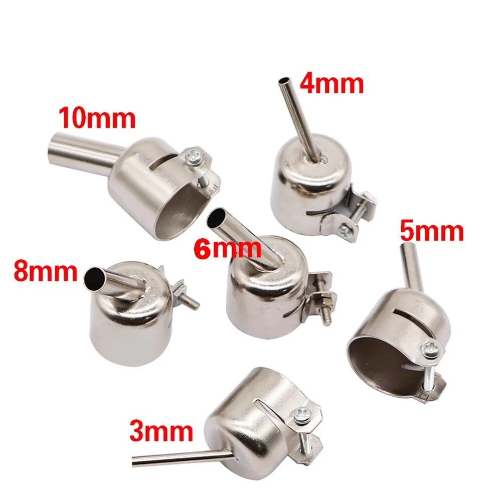 45 Degree Curved Angle Welding Nozzle Heat Gun Nozzle Sleeve For 850 ...