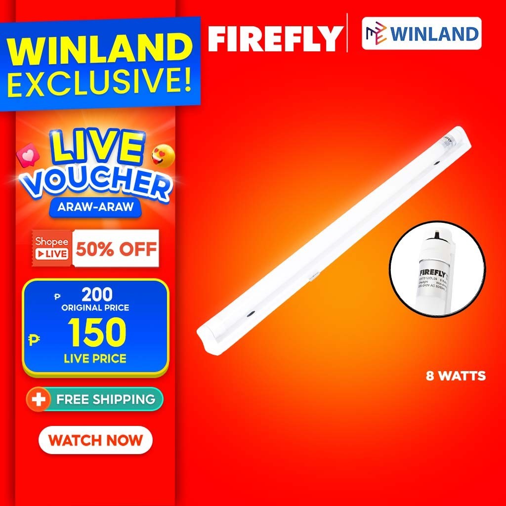 Firefly by Winland T8 Tube & Box Type Set-Single-Ended (8W / 220-240V ...