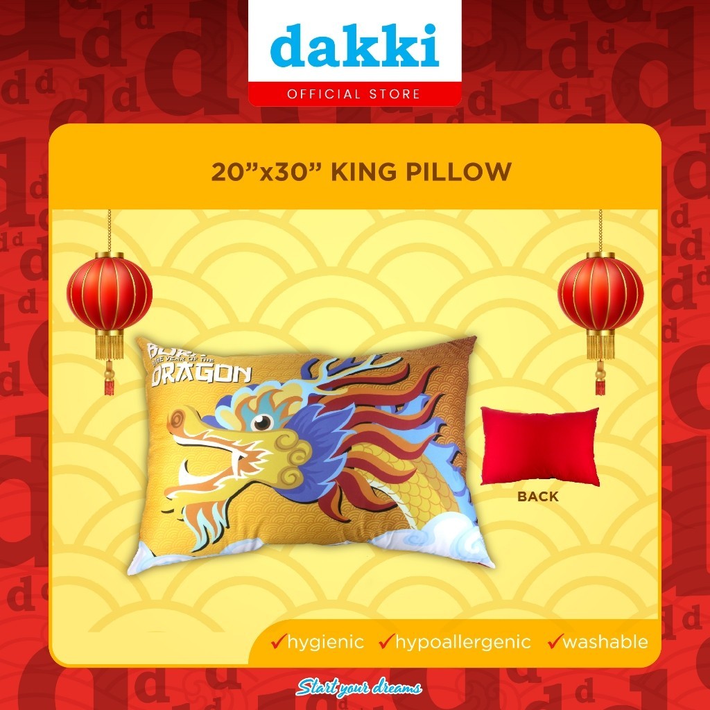 Dakki 20”x30” Dragon Rising King Pillow | Shopee Philippines