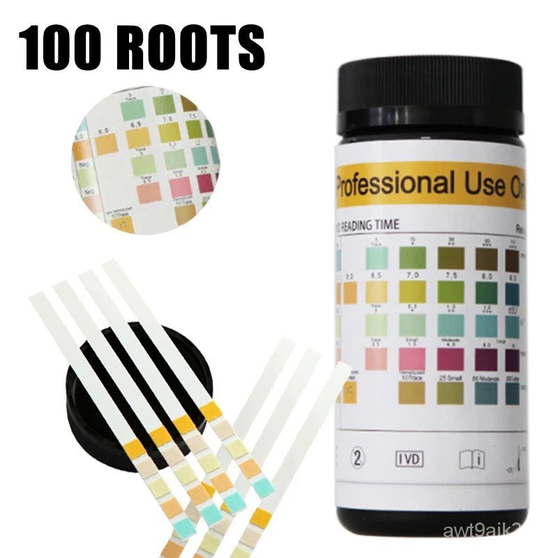 100pcs Ketone Strips Glucose PH Protein Ketone Blood Urine Test Strips ...