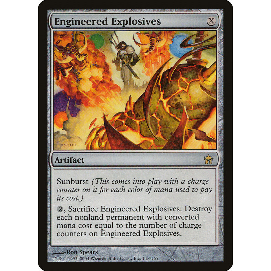 MTG Proxy Card - Engineered Explosives | Fifth Dawn (5DN) | Shopee Philippines