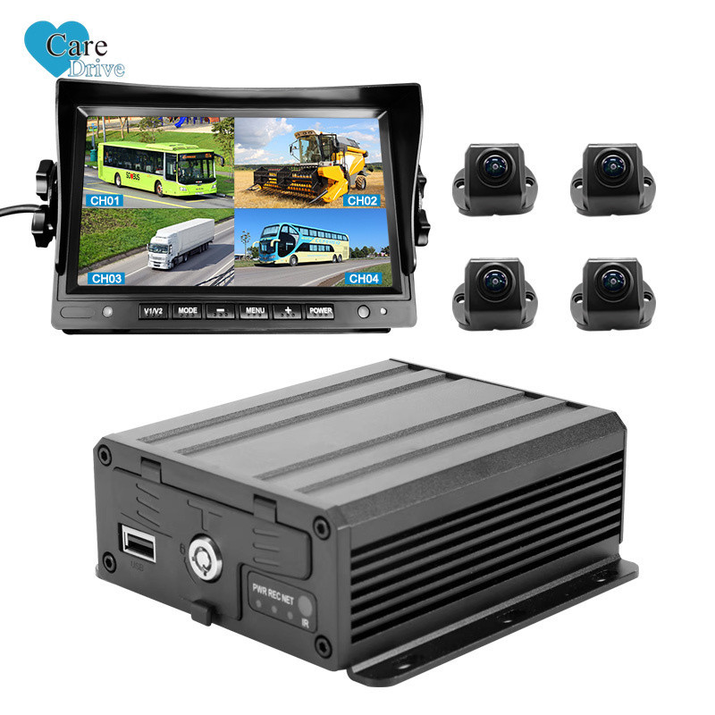 CareDrive AI MDVR mobile DVR 4CH 1080P Vehicle CCTV camera system GPS ...