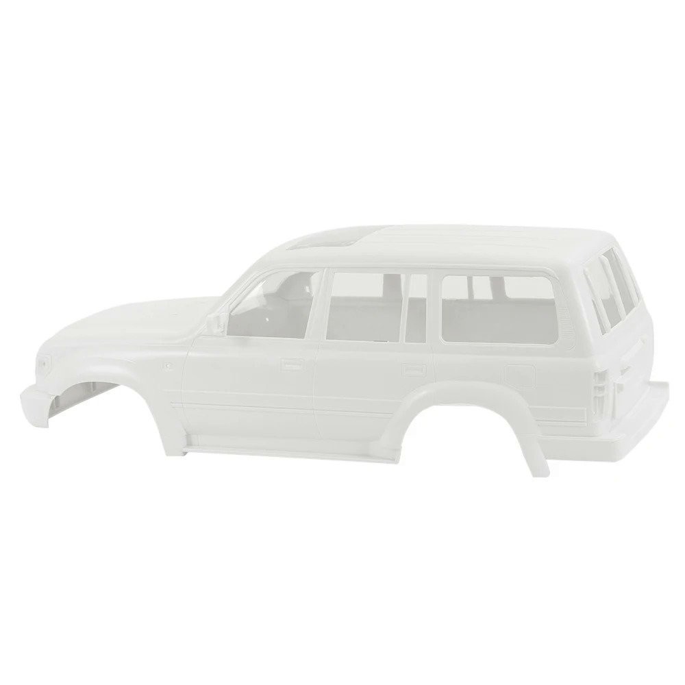 1:10 RC LC80 Hard Body Mount Roof Rack Interior Tail Ladder Spare Wheel ...