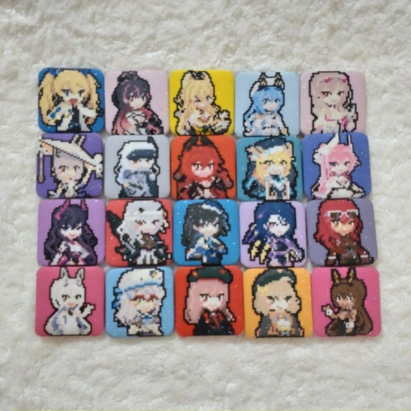 Pixel Goddess of Victory: Nikke Square Pins | Shopee Philippines