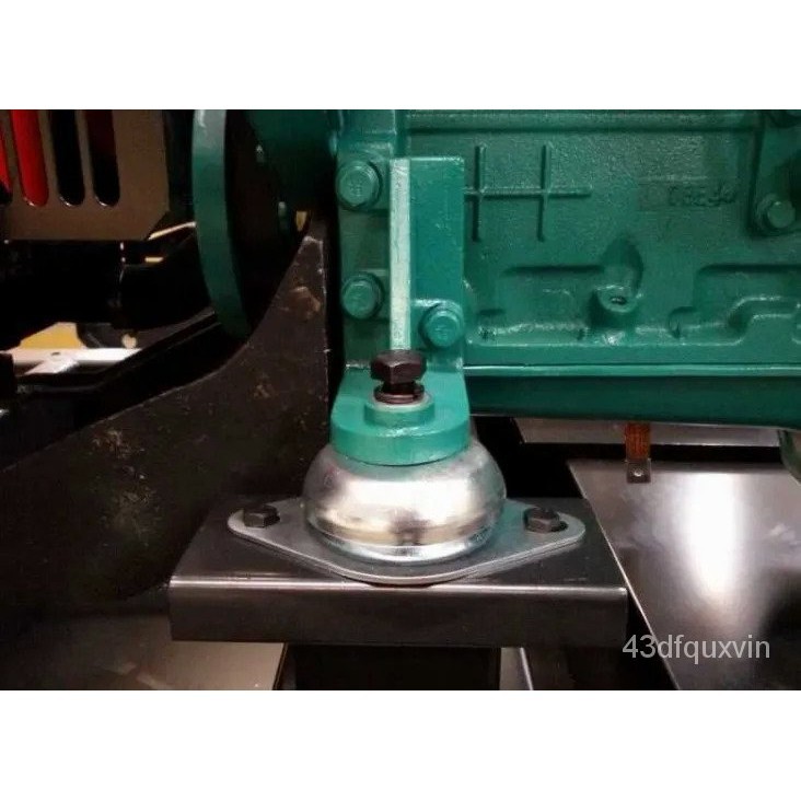 M16 thread hole diesel generator Bell type rubber damping pad air ...