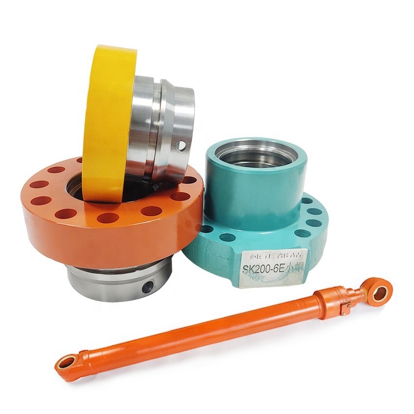 Small mini excavator hydraulic cylinder head,cylinder gland,cover,head ...