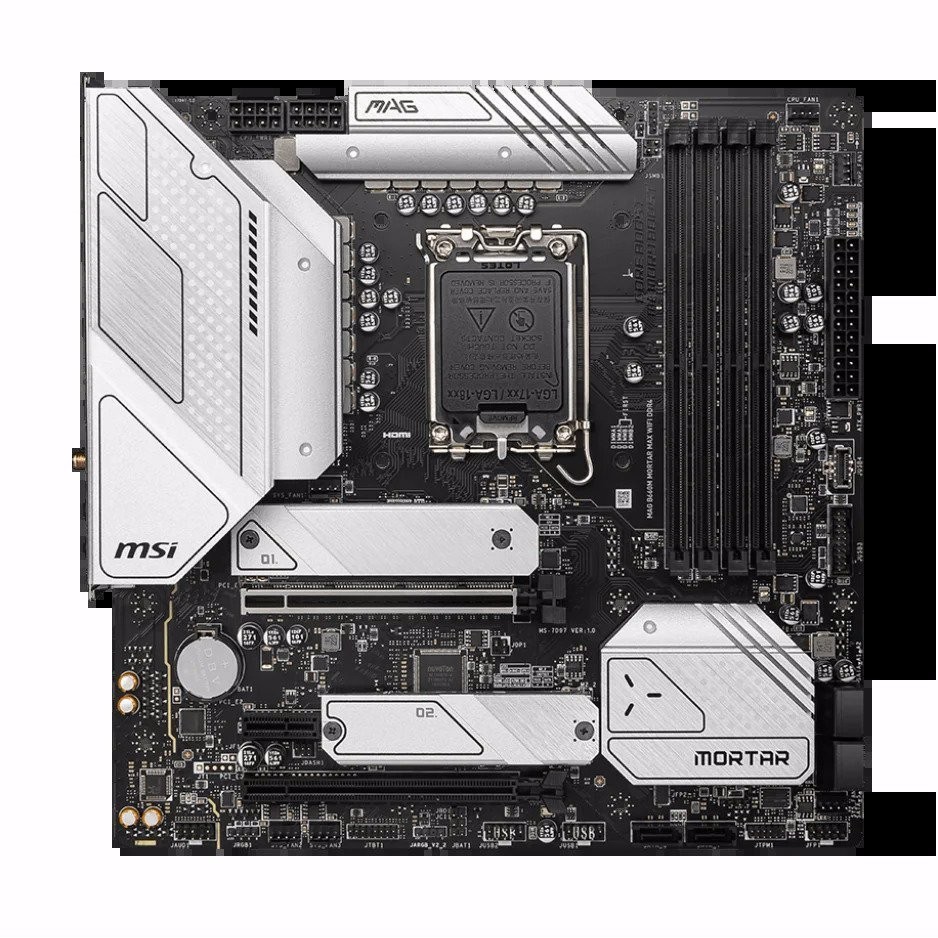 FZBC New MSI Computer Motherboard M B660M MORTAR MAX WIFI DDR4 Socket ...