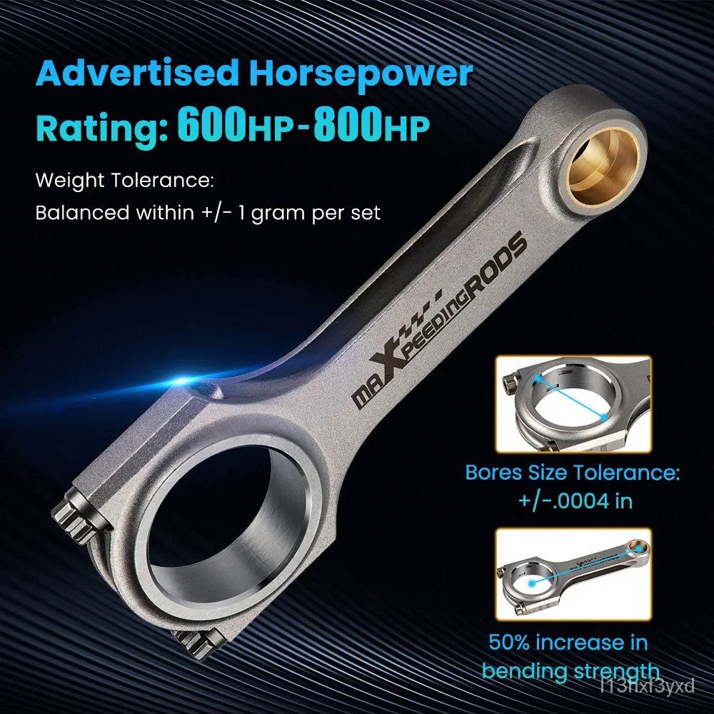 maxpeedingrods H-Beam Conrod For Isuzu Amigo Rodeo Trooper 2.6L 4ZE1 ...