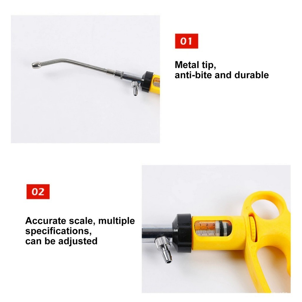 10ml Automatic Veterinary Continuous Syringe Animal livestock ...