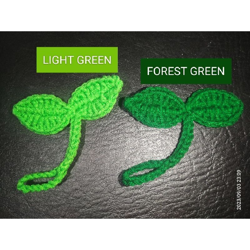 Crochet Leaf Sprout for Headsets | Shopee Philippines