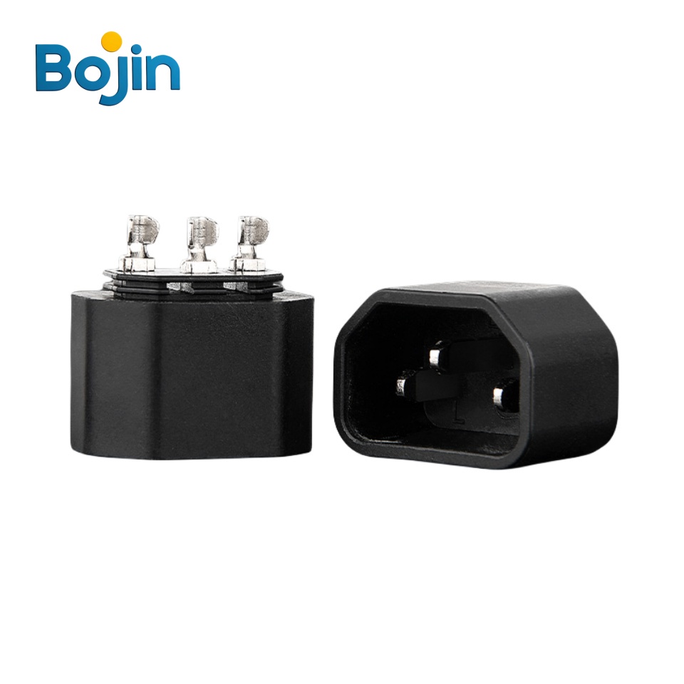 Iec C14 Plug Socket C14 Plug Insert C13 Electric Connector Desktop