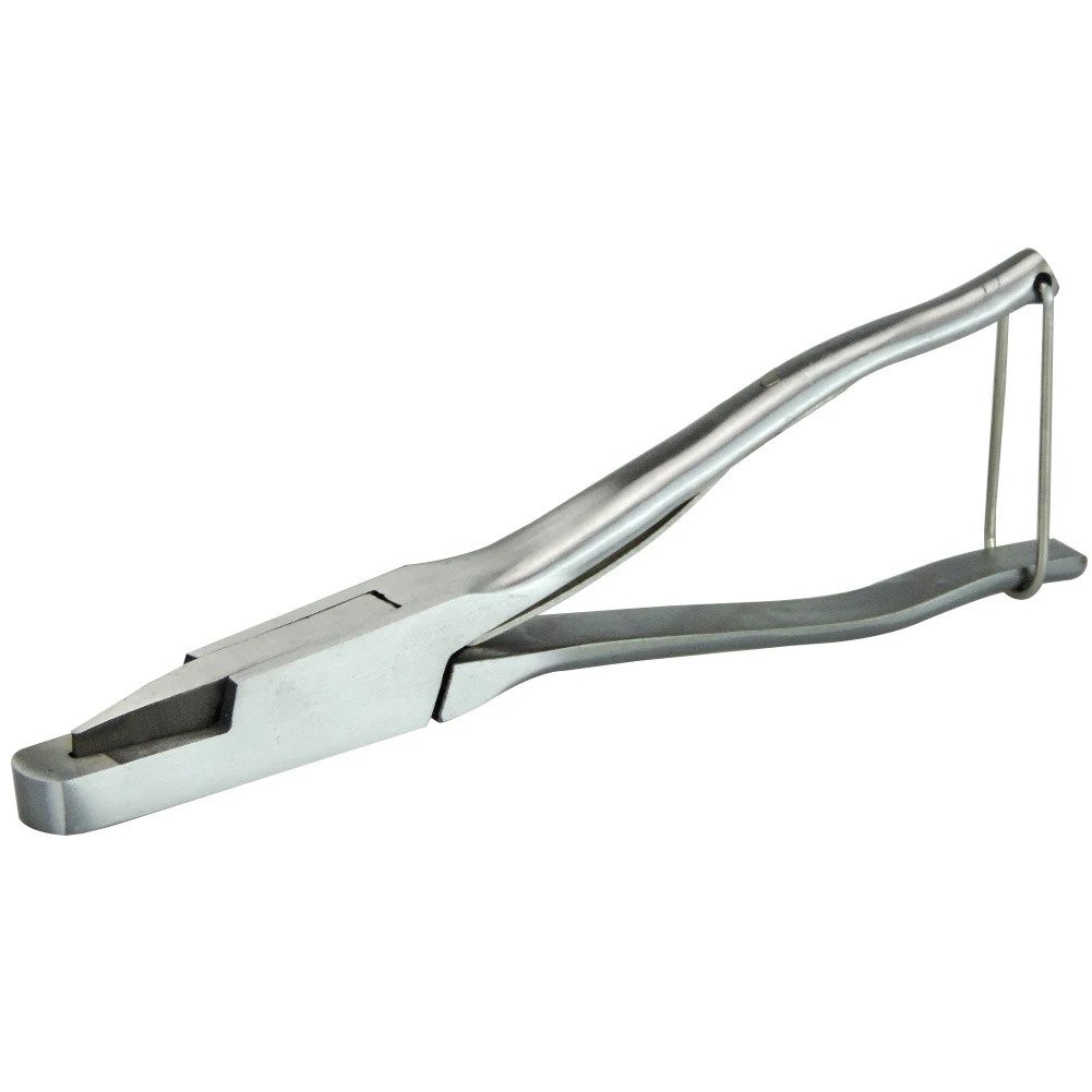 Stainless Steel Pig Ear Notcher Plier Livestock Farm Animal V Shape U ...