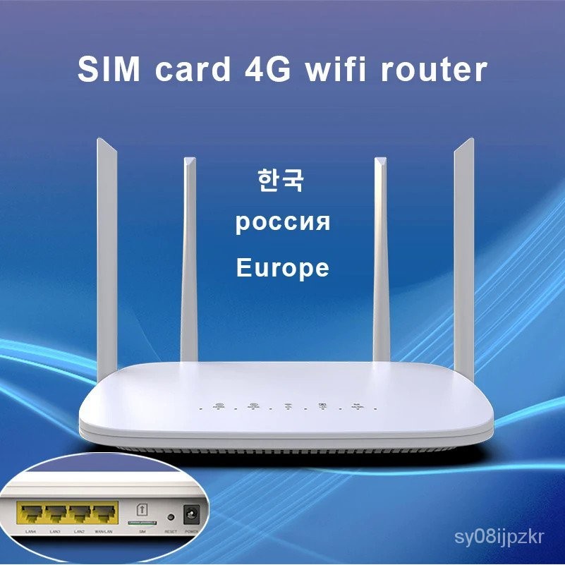 LC116/115 4G CPE 4G router SIM card WiFi modem Hotspot 32 wifi users RJ45 WAN LAN antenna LTE ...
