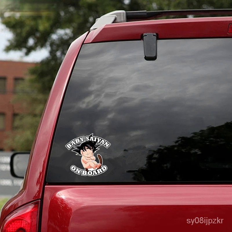 Three Ratels FTC-931 Car Stickers Baby On Board Goku Decals Styling ...