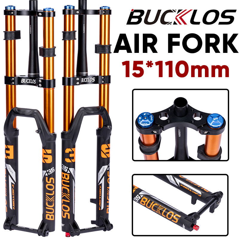 BUCKLOS Downhill Bike Boost Suspension Fork 27.5/29inch MTB Front Air ...