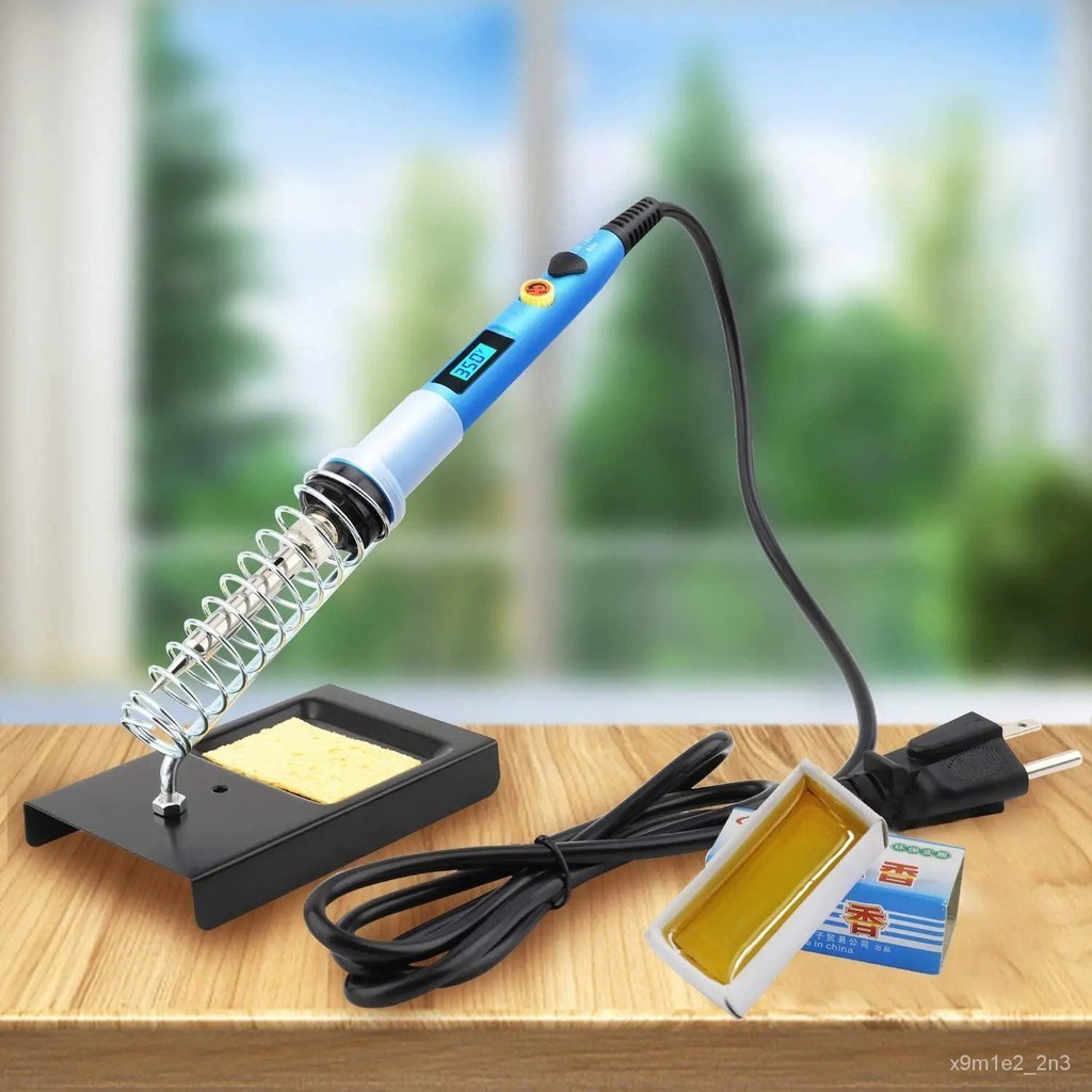 Soldering Iron Kit, 80W Digital LCD Solder Gun Adjustable Temperature ...