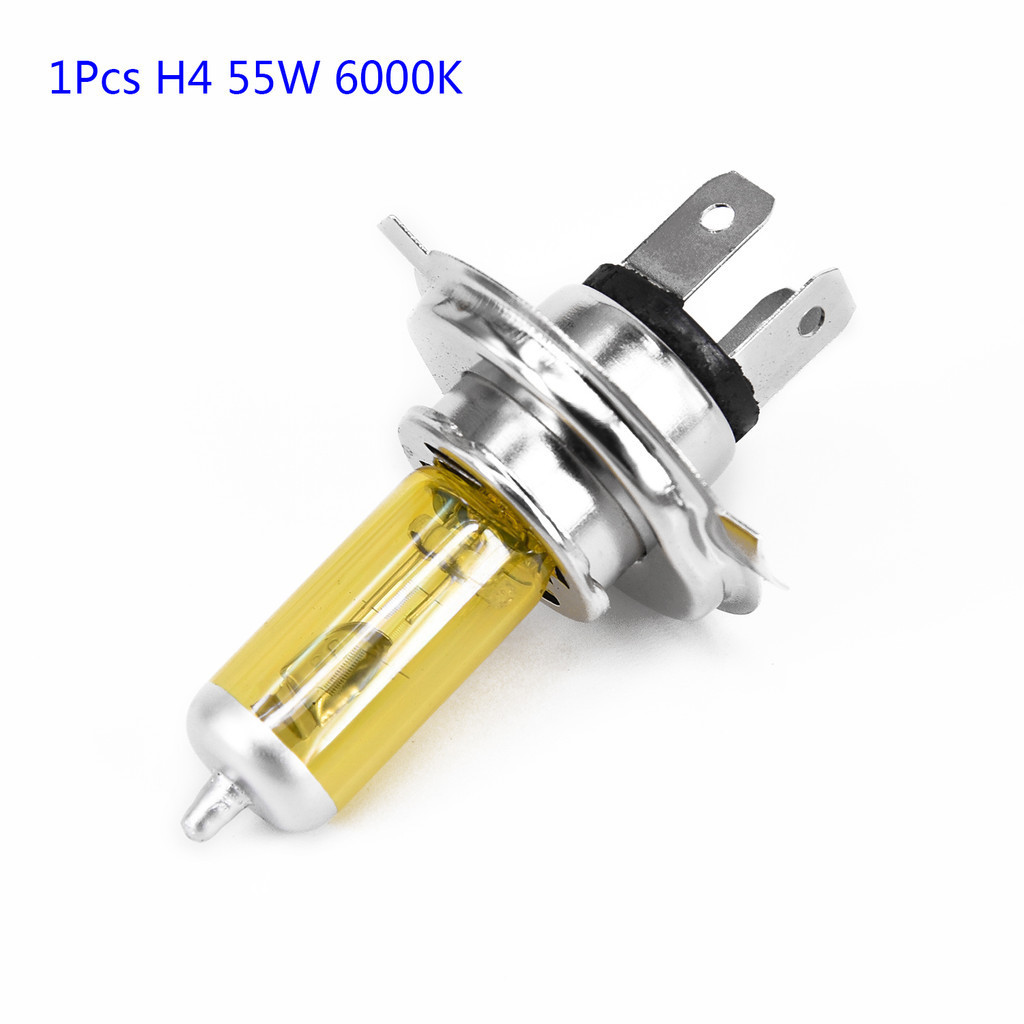☂H4 55W 6000K DC12V Auto Xenon Gas- Halogen Headlights Headlamp Lamps ...