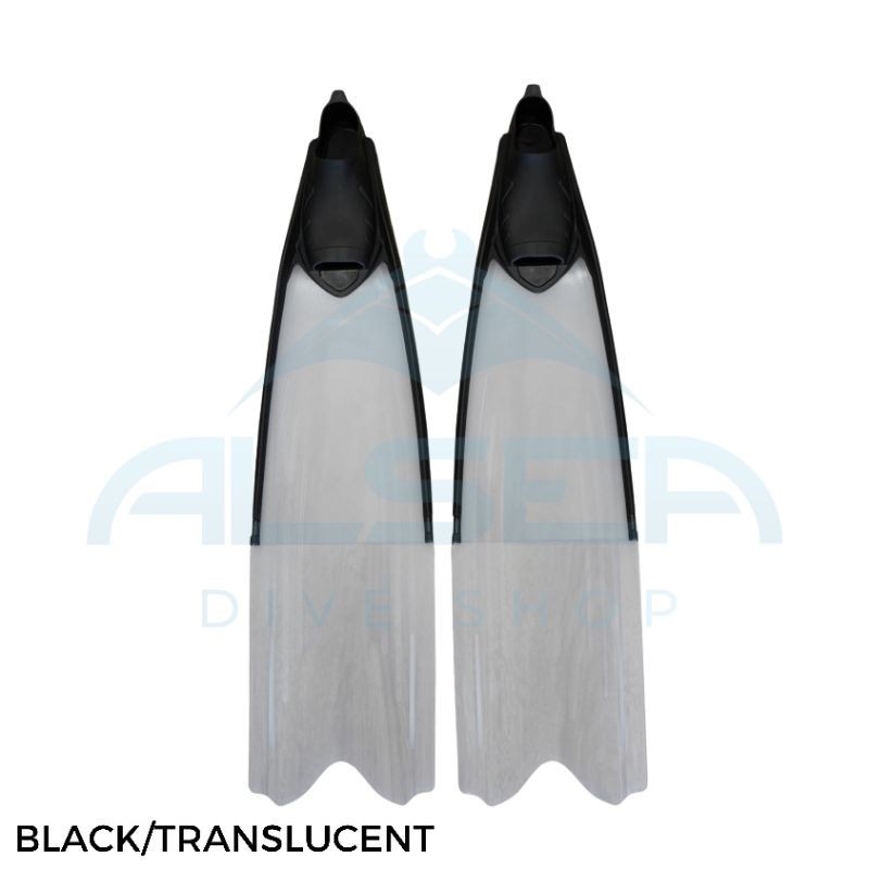 ALSEA Freediving Spearfishing Plastic Long Fins (White, White ...